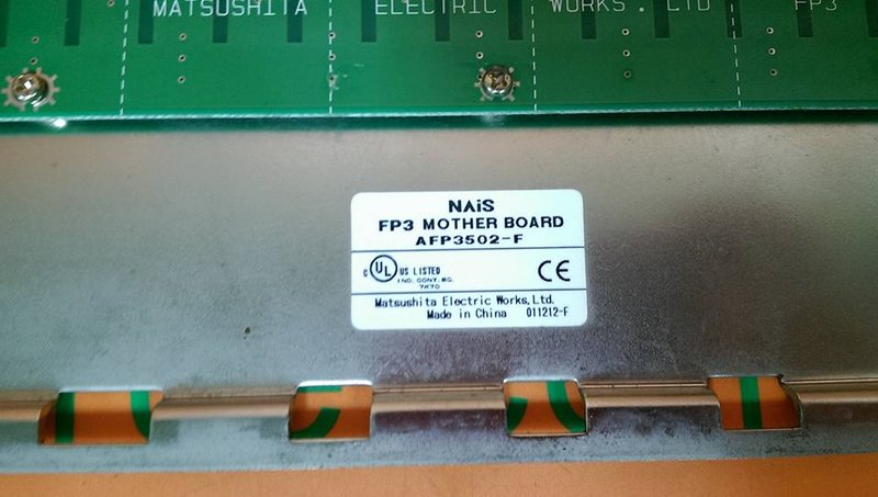 MATSUSHITA NAiS FP3 MOTHER BOARD AFP3502-F - PLC DCS SERVO Control MOTOR POWER SUPPLY IPC ROBOT